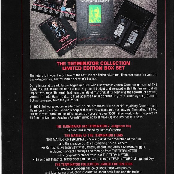 LIVE Home Video | Cameras, Photo & Video | The Terminator Collection ...